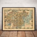 Rare Old Pictorial Map of China in 1931 by G Primakoff - Taiwan, Hainan ...