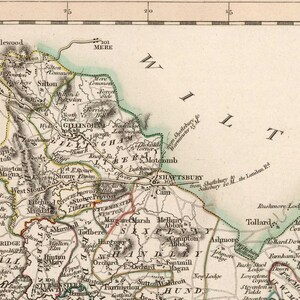 Old Map of Dorset in 1806 by John Cary - Dorchester, Poole, Weymouth ...