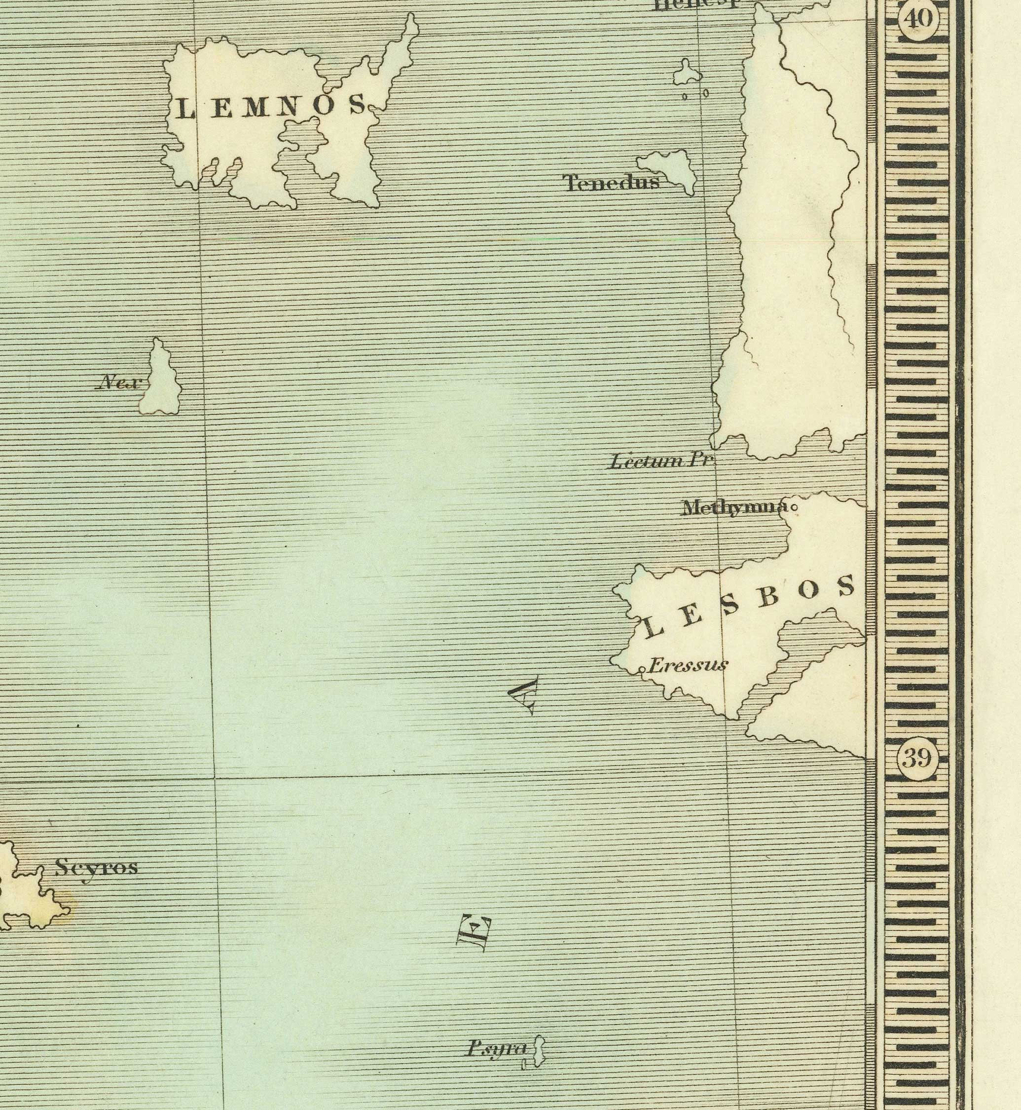 Old Map of Ancient Greece 1834 Chart by Teesdale Crete - Etsy