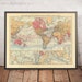 Old World Map of British Empire Trade Routes & Ocean Currents - Etsy