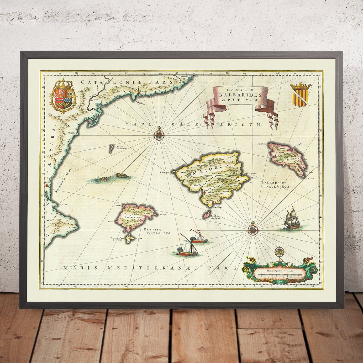 Majorca Map Catalonia A New Map Of Spain And Portugal. Showing Their