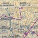 Old Map of Paris Métro Subway, 1934 by Gaillac-monrocq - 13 Lines ...