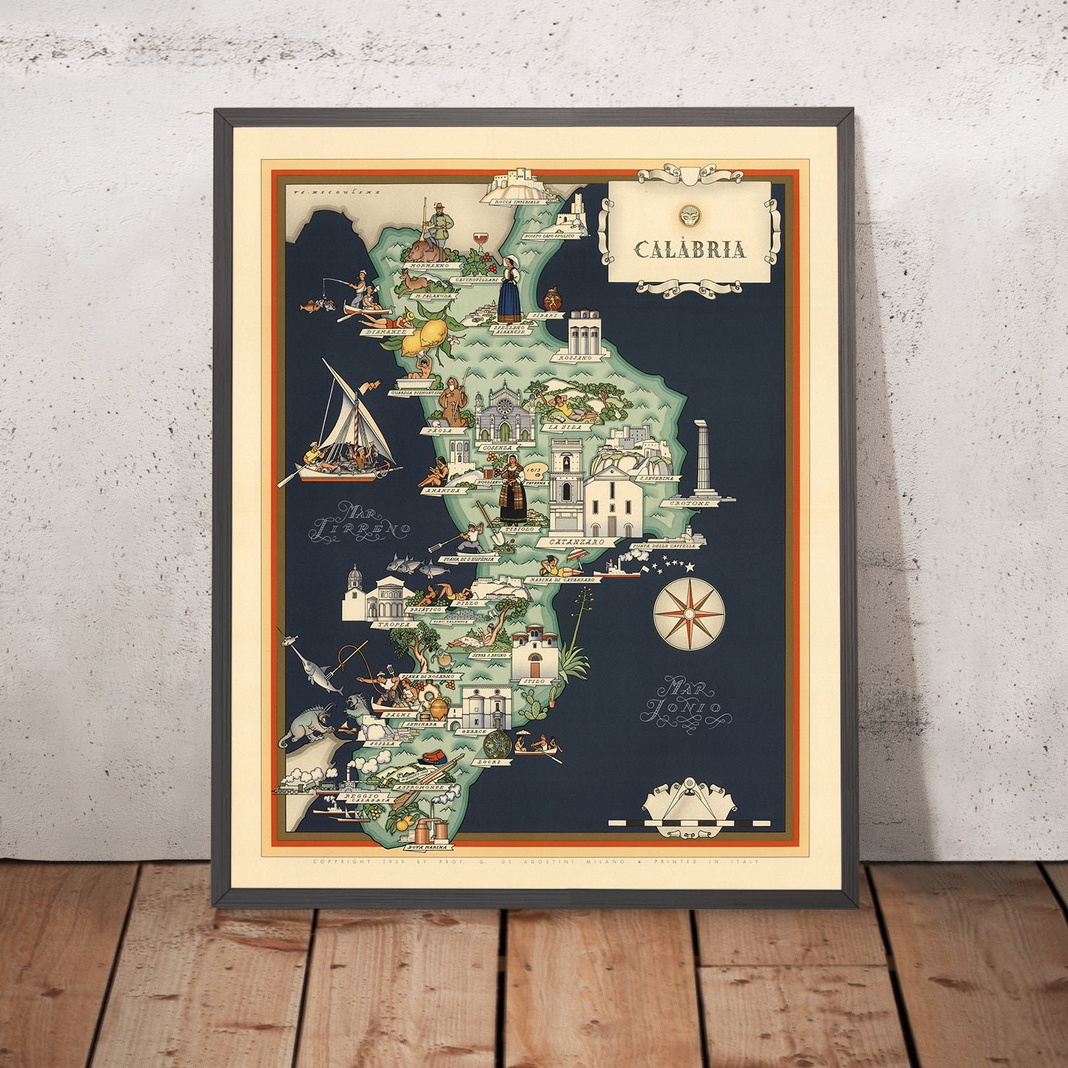 Komics Reggio Calabria Map 241 Map Reggio Calabria Images, Stock