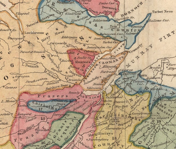 Scottish Clan Map