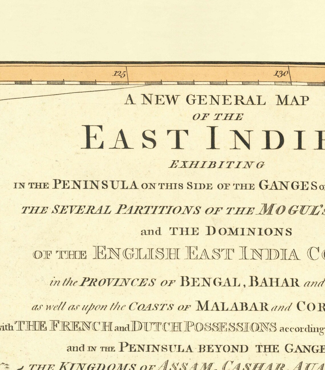 Old Map of the East Indies 1794 India Hindustan China - Etsy UK
