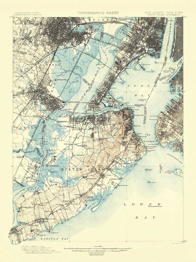 Personalised Old Map USA Make Your Own 1800s and 1900s - Etsy