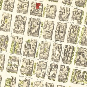 Old Map of Madrid, 1966 by Hernández - Royal Palace, Teatro Real, Museo ...