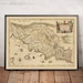 Old Map of Ancient Tuscany by Jansson, 1652: Etruscan City-states ...