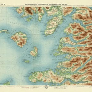 Old OS Map of Mallaig, Inverness-shire by Bartholomew, 1901: Isle of ...
