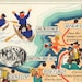 Old Map of Devon, 1950 by Bowyer - British Railway, Torquay, Torrington ...