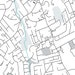 Modern Town Map of Bray, Ireland: Bray Head, Bray Harbour, Bray Head ...