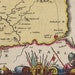Old Map of Berwickshire in 1665 by Joan Blaeu - Eyemouth, Ayton ...