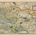 Old Map of Mansfeld District, Germany by Ortelius, 1575: Mansfeld ...