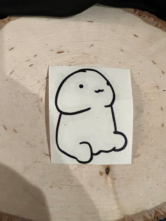 Chubby Peen Vinyl Decal Adult Humour Funny Funny Stickers - Etsy