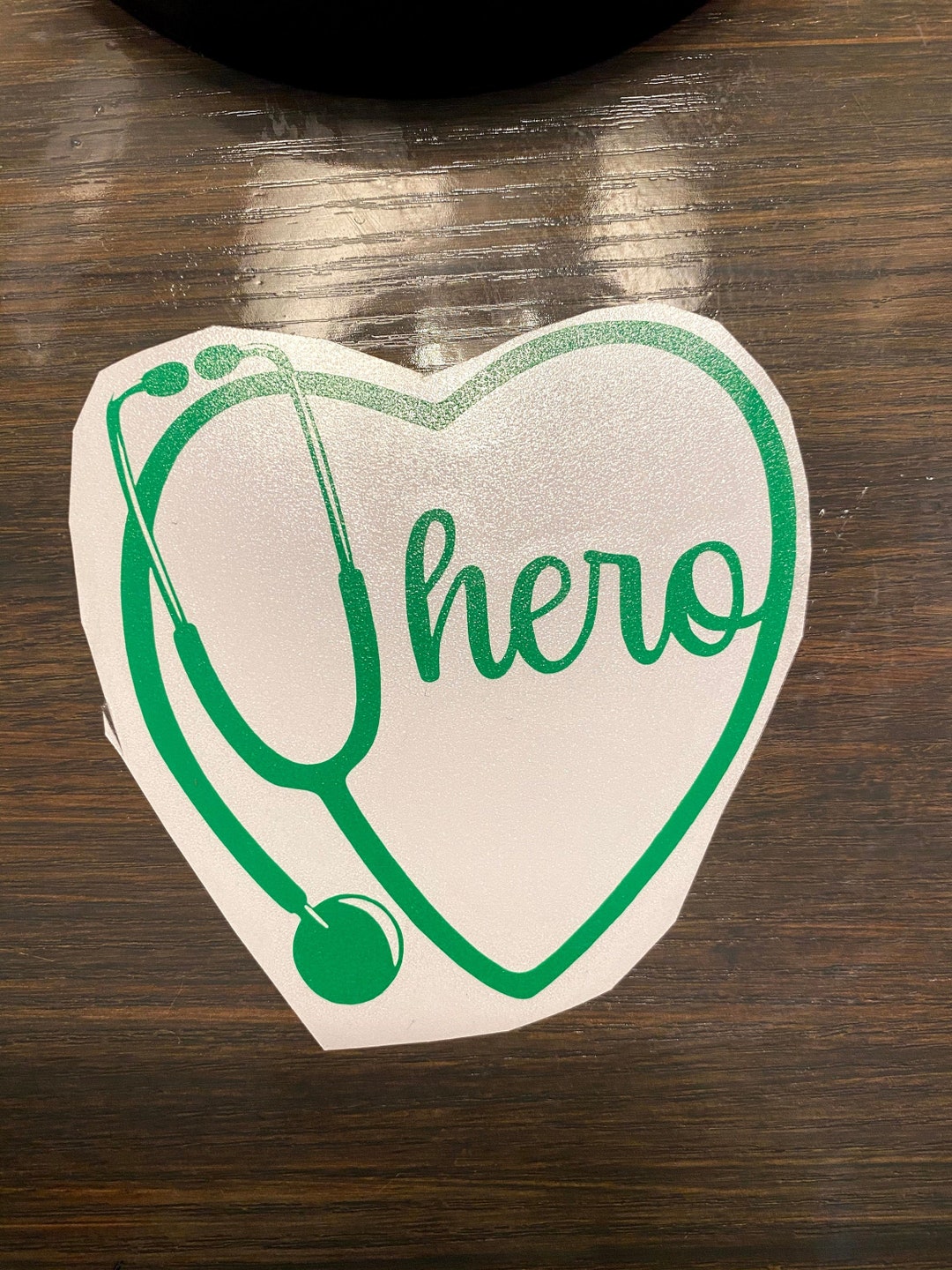 Stethoscope Hero Vinyl Decal | Sticker, Vinyl Sticker, Glitter Sticker ...