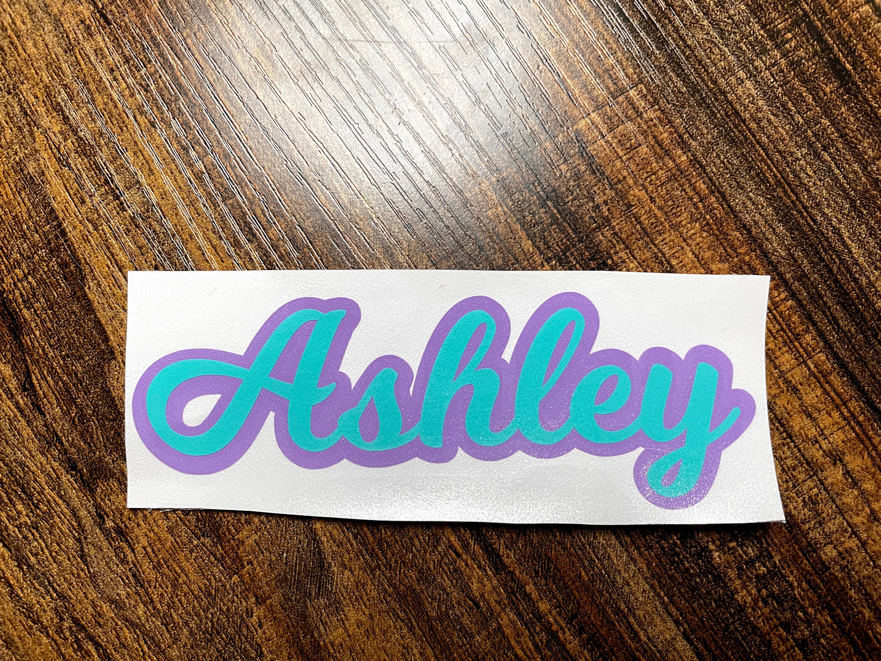 Personalized Name Vinyl Decal Sticker Vinyl Sticker - Etsy
