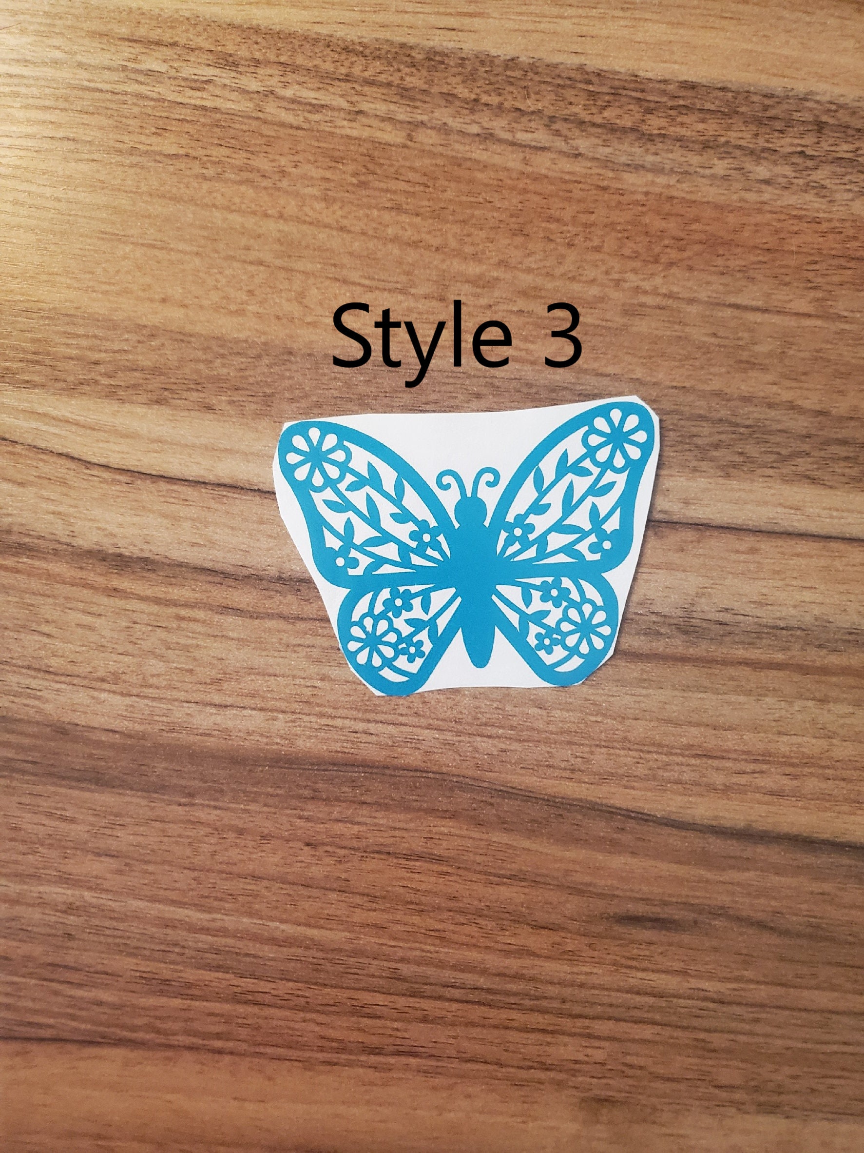 Butterfly Vinyl Decals Sticker Vinyl Sticker Glitter - Etsy
