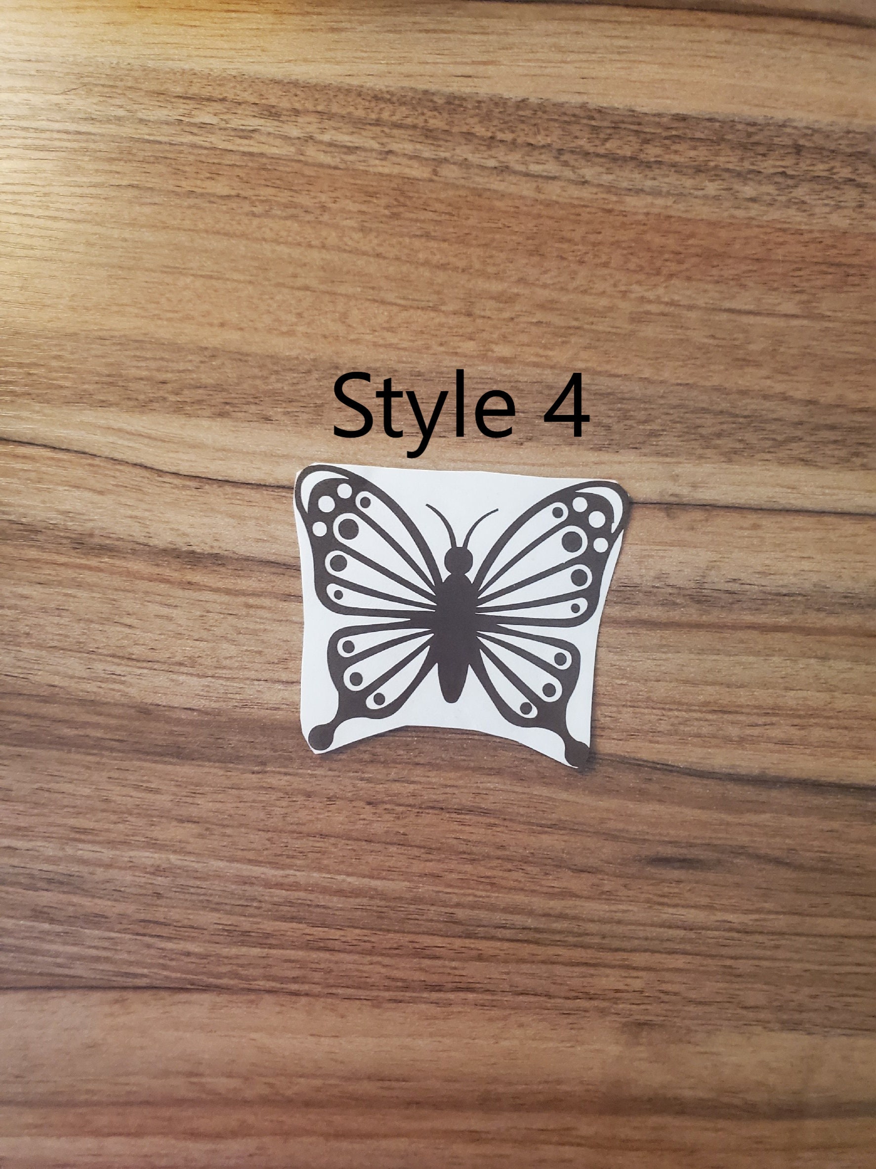 Butterfly Vinyl Decals Sticker Vinyl Sticker Glitter - Etsy