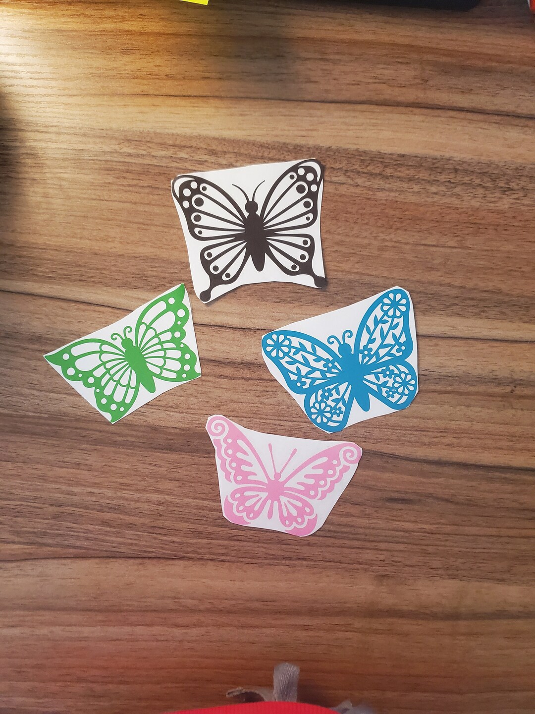 Butterfly Vinyl Decals | Sticker, Vinyl Sticker, Glitter Sticker ...