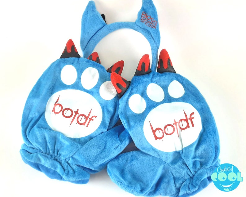 Rare Blood on the Dance Floor Merch BOTDF Blue Plush Bat Ears - Etsy