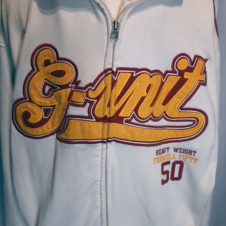 Vintage Y2K G Unit Jacket: Heavyweight Zip Up, Gold Logo (XXL) - Etsy