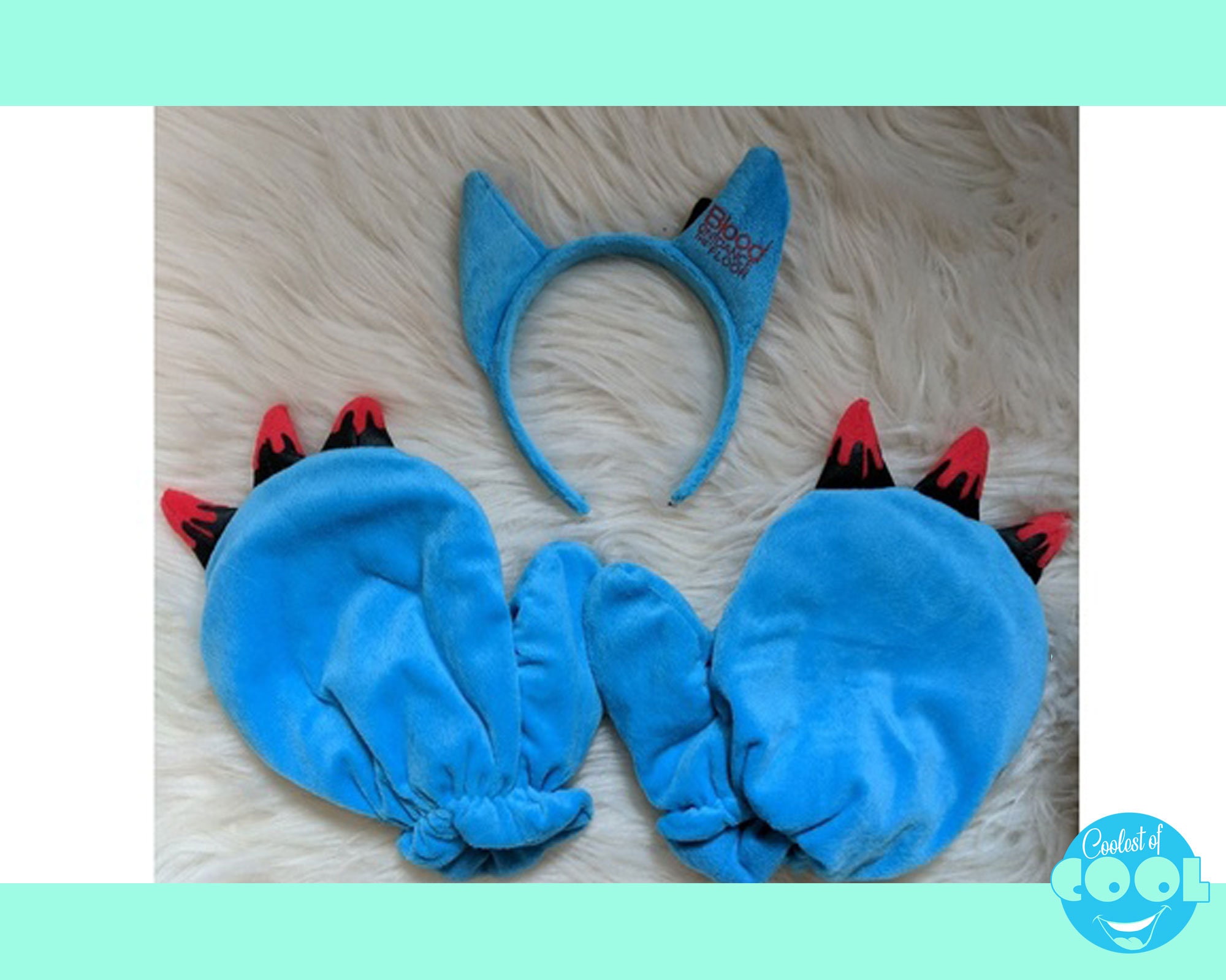 Rare Blood on the Dance Floor Merch BOTDF Blue Plush Bat Ears Headwear ...