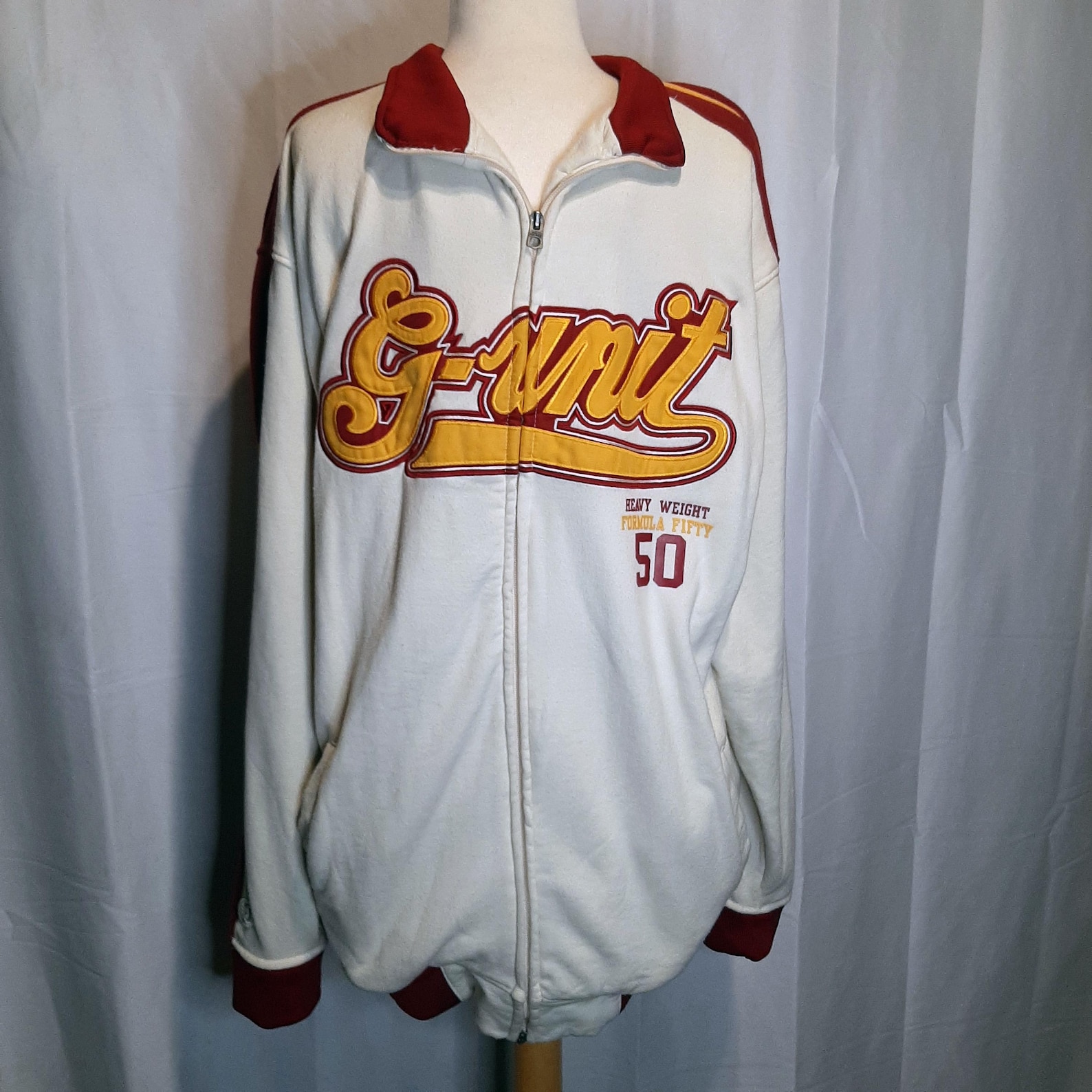 Vintage Y2K G Unit Jacket: Heavyweight Zip Up, Gold Logo (XXL) - Etsy