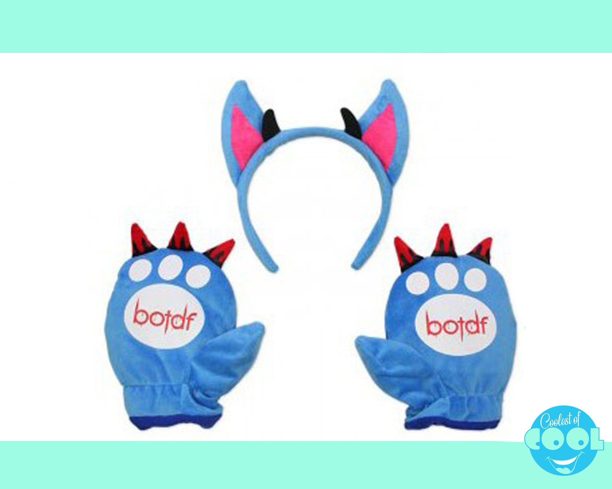 Rare Blood on the Dance Floor Merch BOTDF Blue Plush Bat Ears Headwear ...