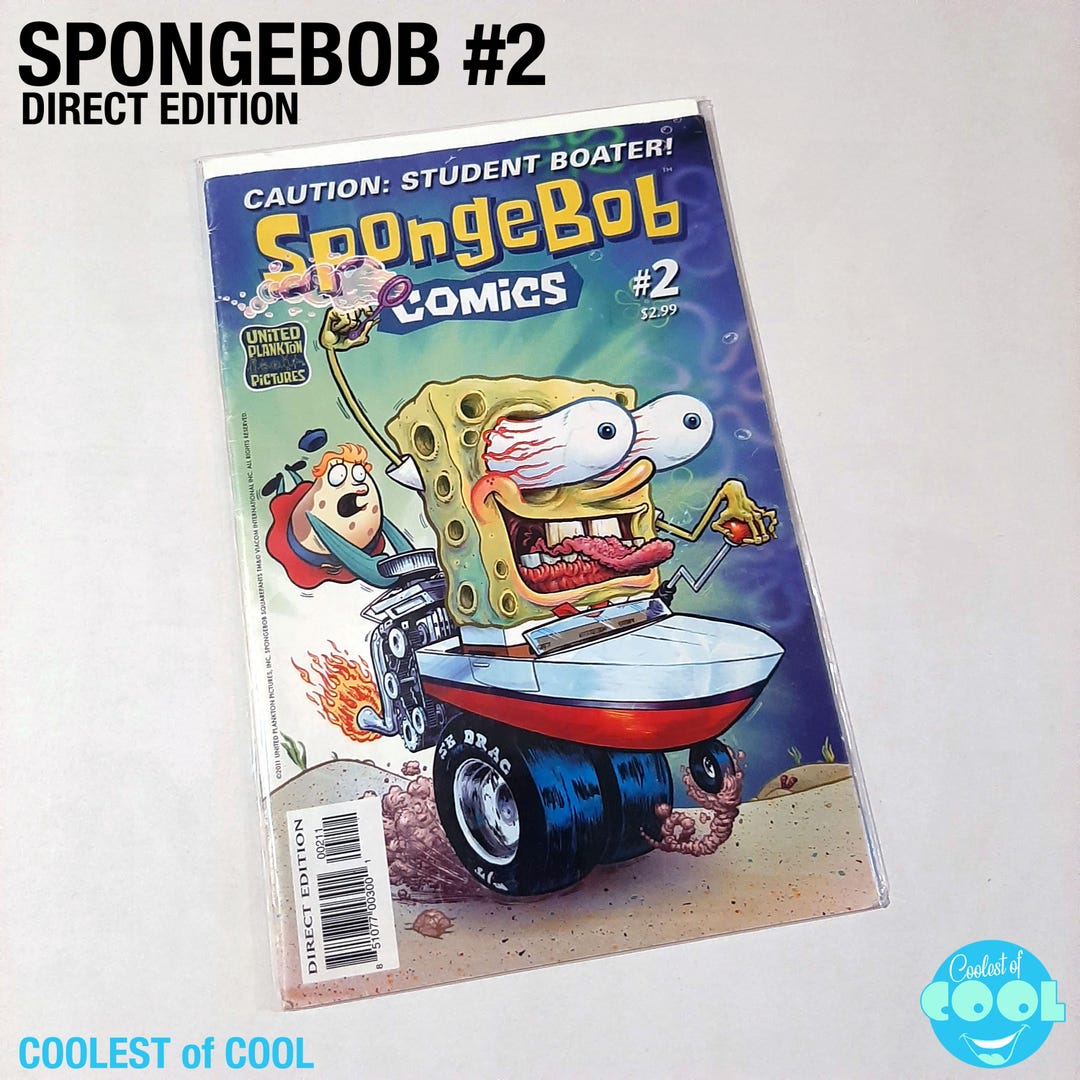 2011 Spongebob Comics #2 Rat Fink Cover Direct Edition United Plankton ...
