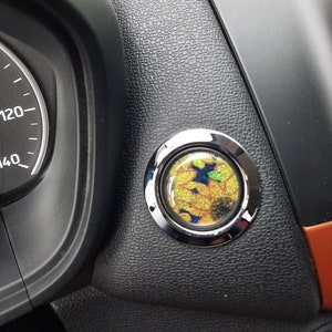 Stop Start Engine Decal - Sunflower Push to Start Button Decal - Push ...