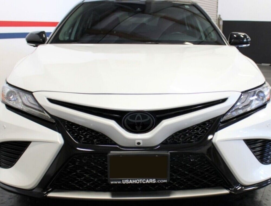 Fits 2018-2023 Toyota Camry SMOKE Precut Tint Overlay Front Emblem ...