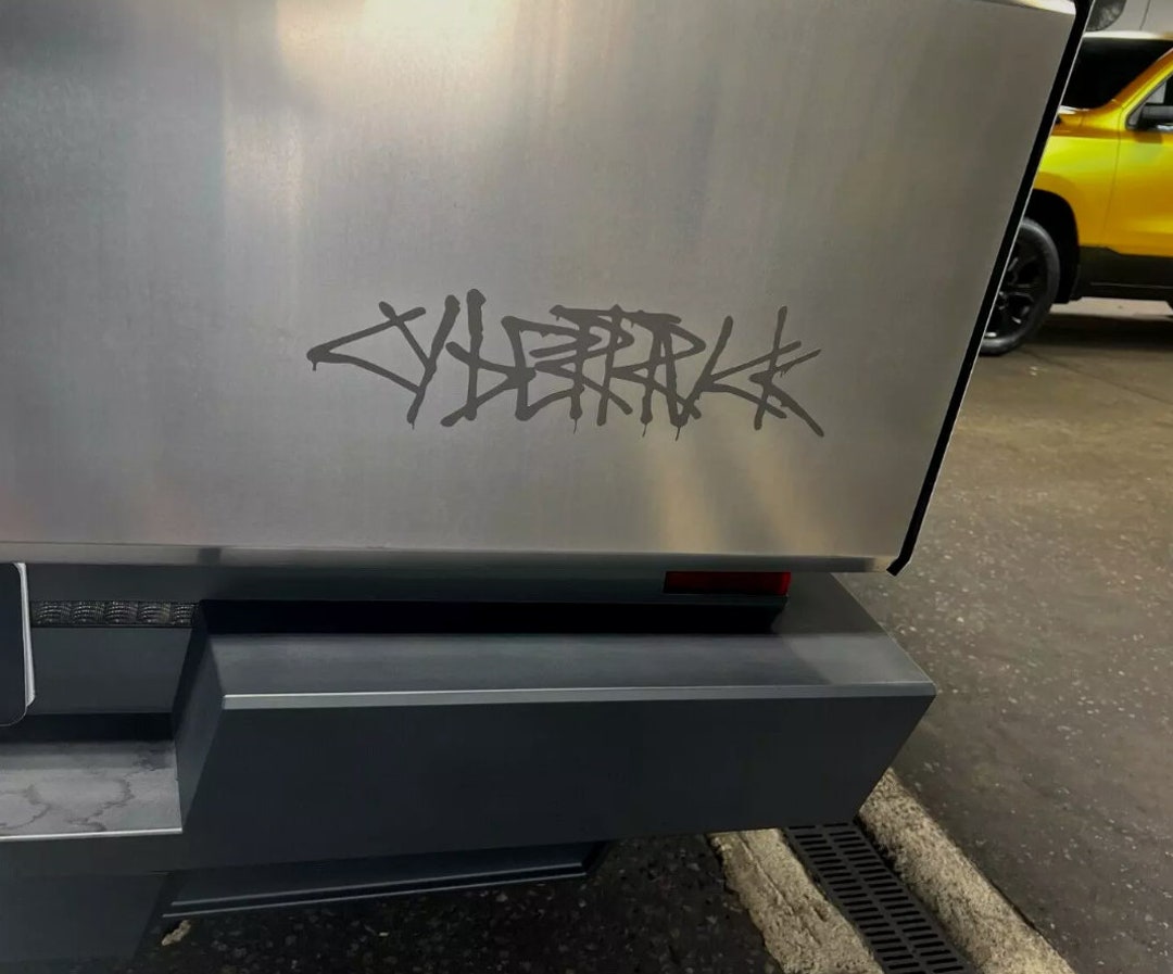 For Tesla Cybertruck Custom Logo Vinyl Decal Sticker 3" 5" 16.5" - Etsy