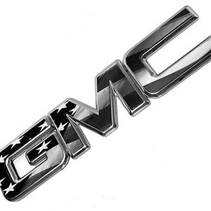 For Chevy GMC Emblem Sticker Decal Overlay - for Chevy GMC Flag Decal ...