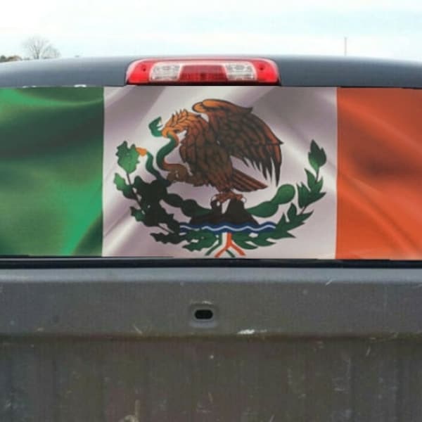 Mexican Flag Rear Window Decals - Etsy