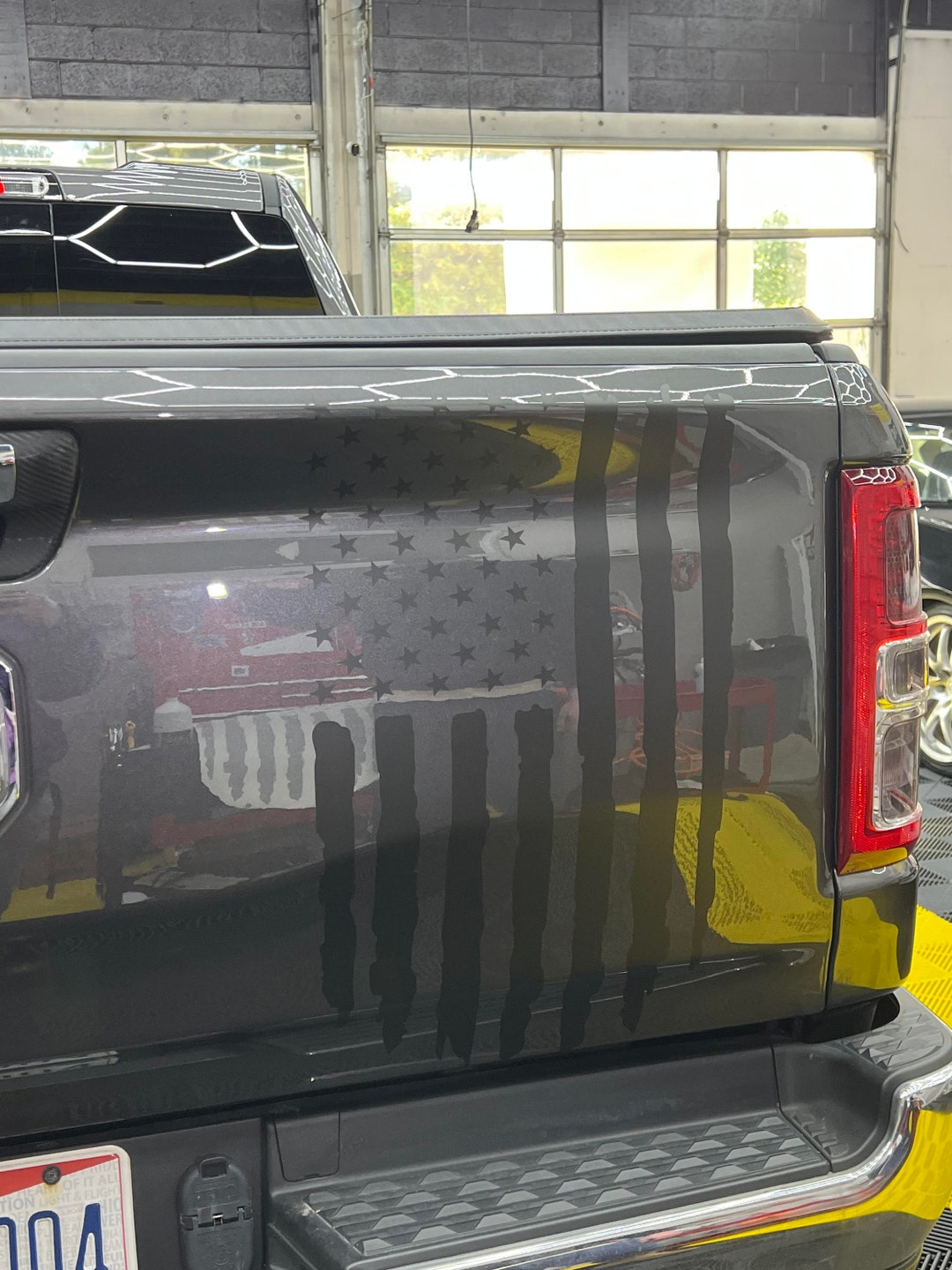 Full Sized Truck Tail Gate Flag Decal - Different Color Options - Etsy