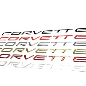 For C5 Corvette Domed Decals - Front, Rear, Dash, Steering Wheel Emblem ...