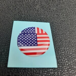 Stop Start Engine Decal - USA Flag Push to Start Button Decal - Push ...