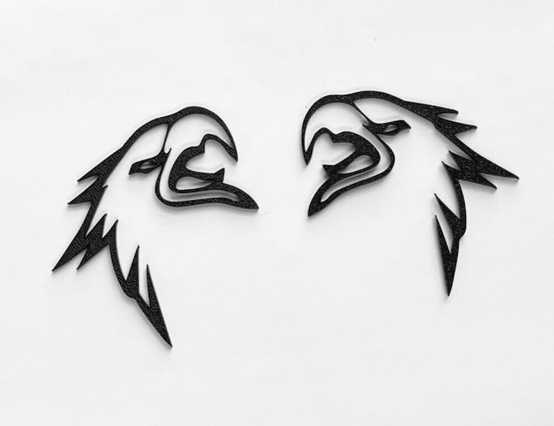 Hellhawk Emblem Badges for Jeep Trackhawk Grand Cherokee - Etsy