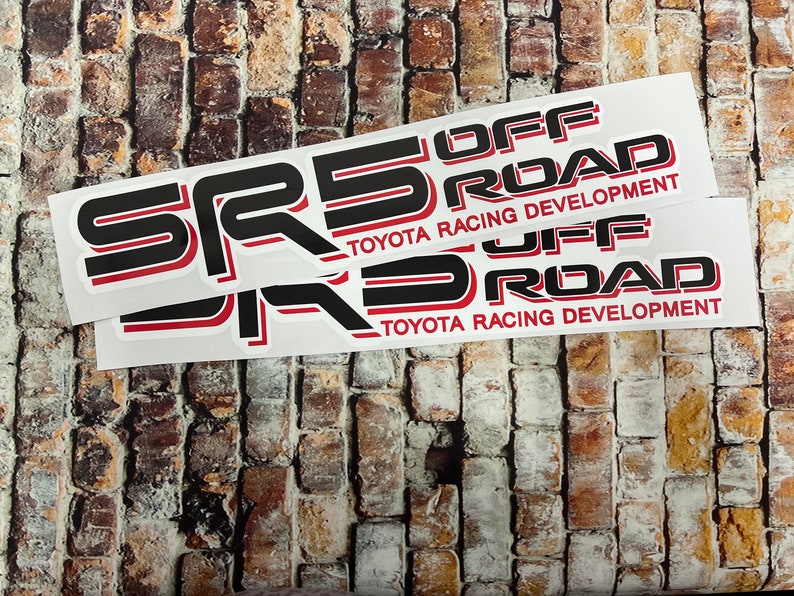 2 SR5 off Road Decals for Toyota Tacoma Tundra Pair Sticker Truck ...