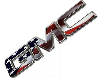 Gmc American Flag Emblem - Etsy