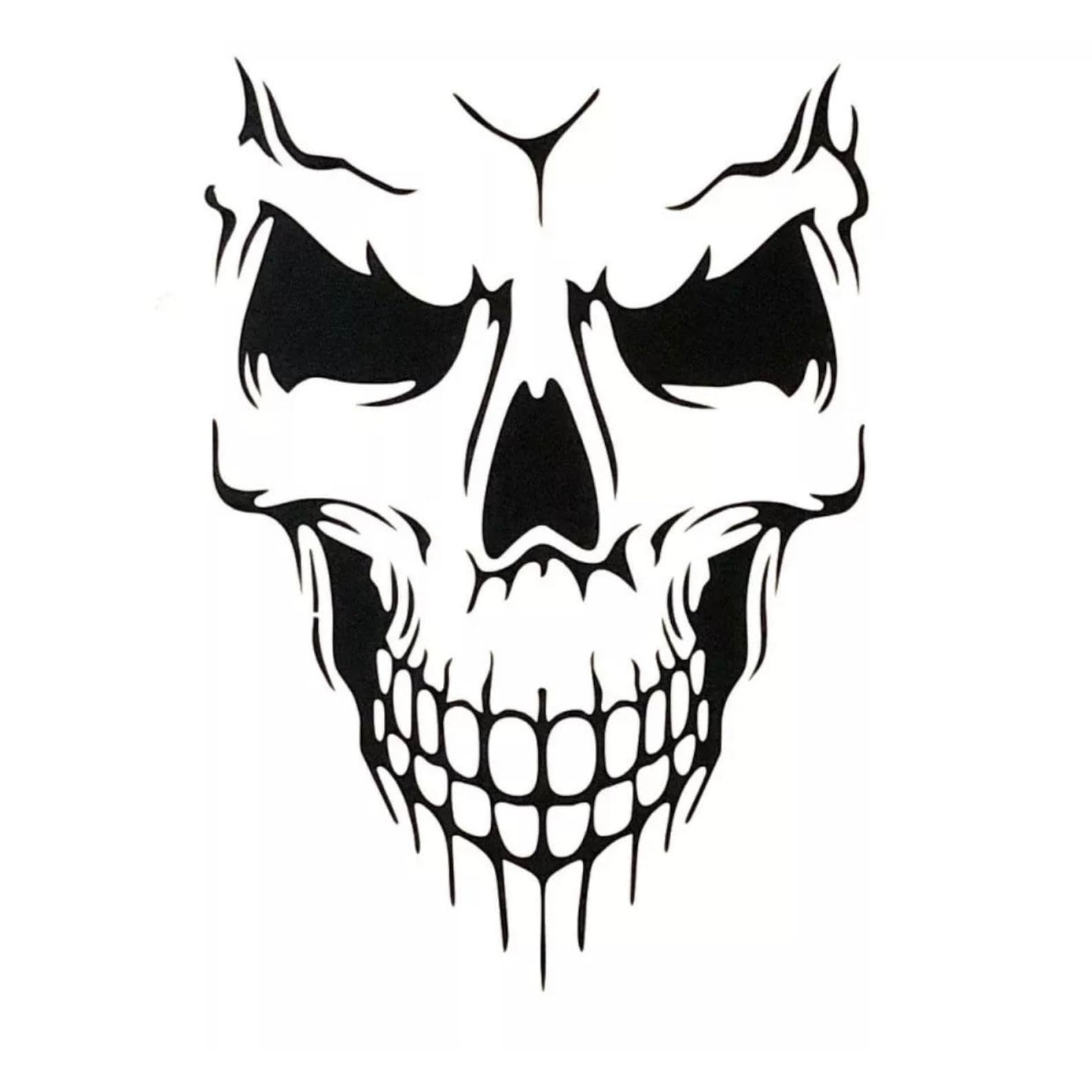 Skull Decal Stickers - Truck Decal - Car Decal - Boat Decal - Skull ...
