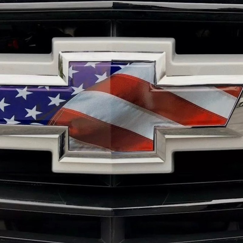 Chevy Bowtie Flag Overlay - Etsy