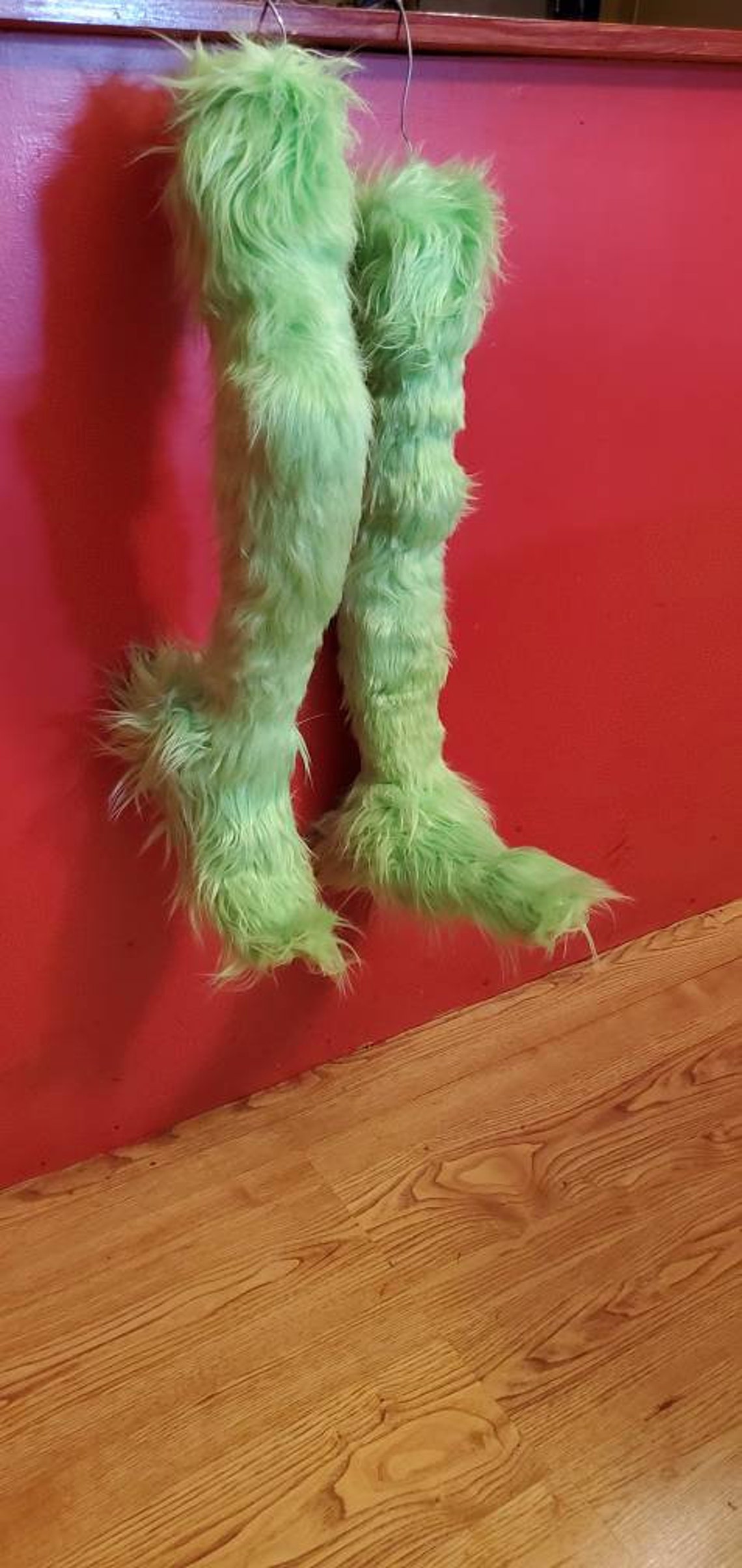 2 Grinch legs for christmas tree grinch decor grinch feet | Etsy