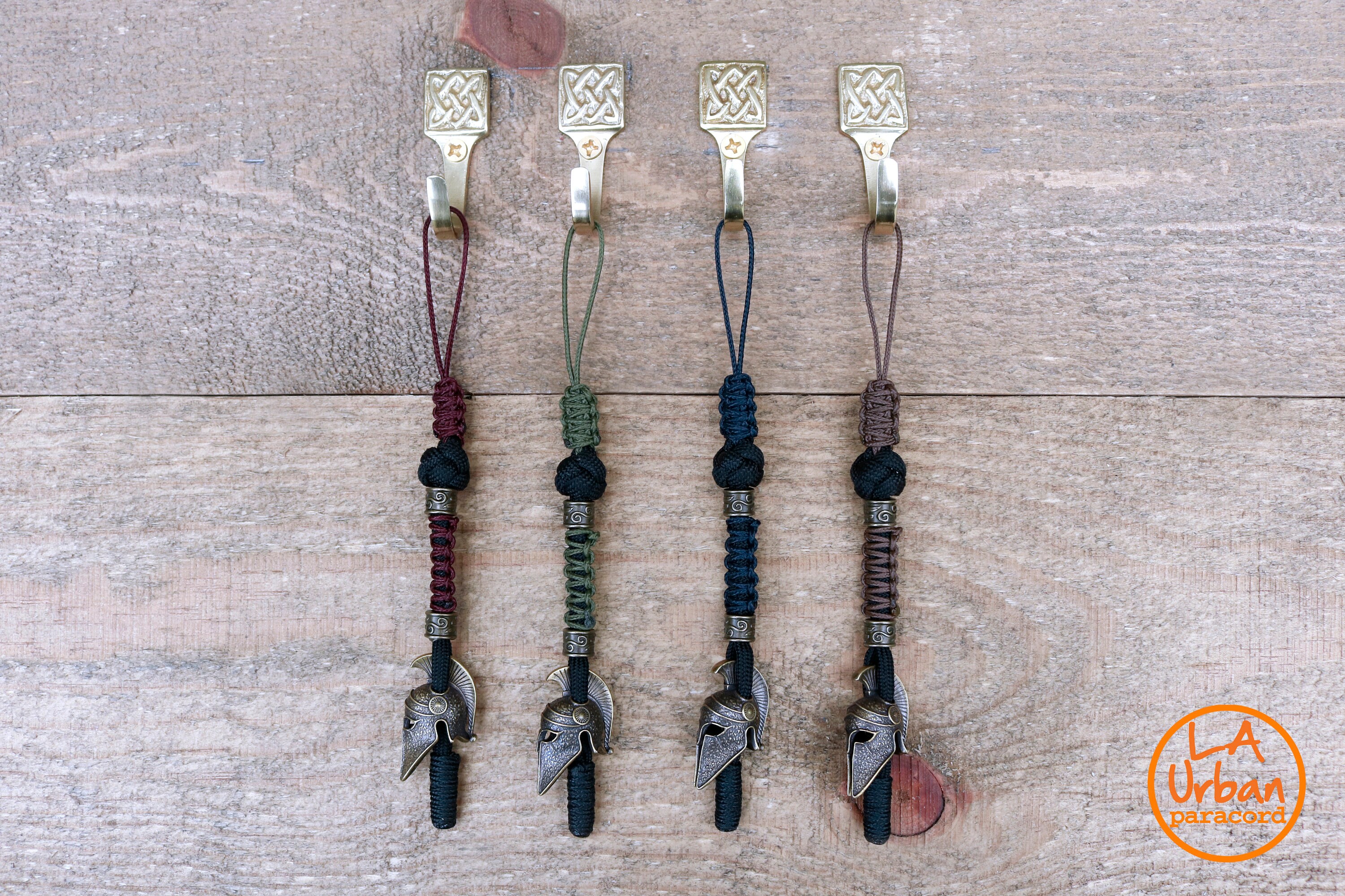 Paracord Lanyard Spartan Helmet Bead W/ Micro Cord Tether, Fits Small ...