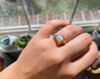 Opalite Ring Band | Etsy