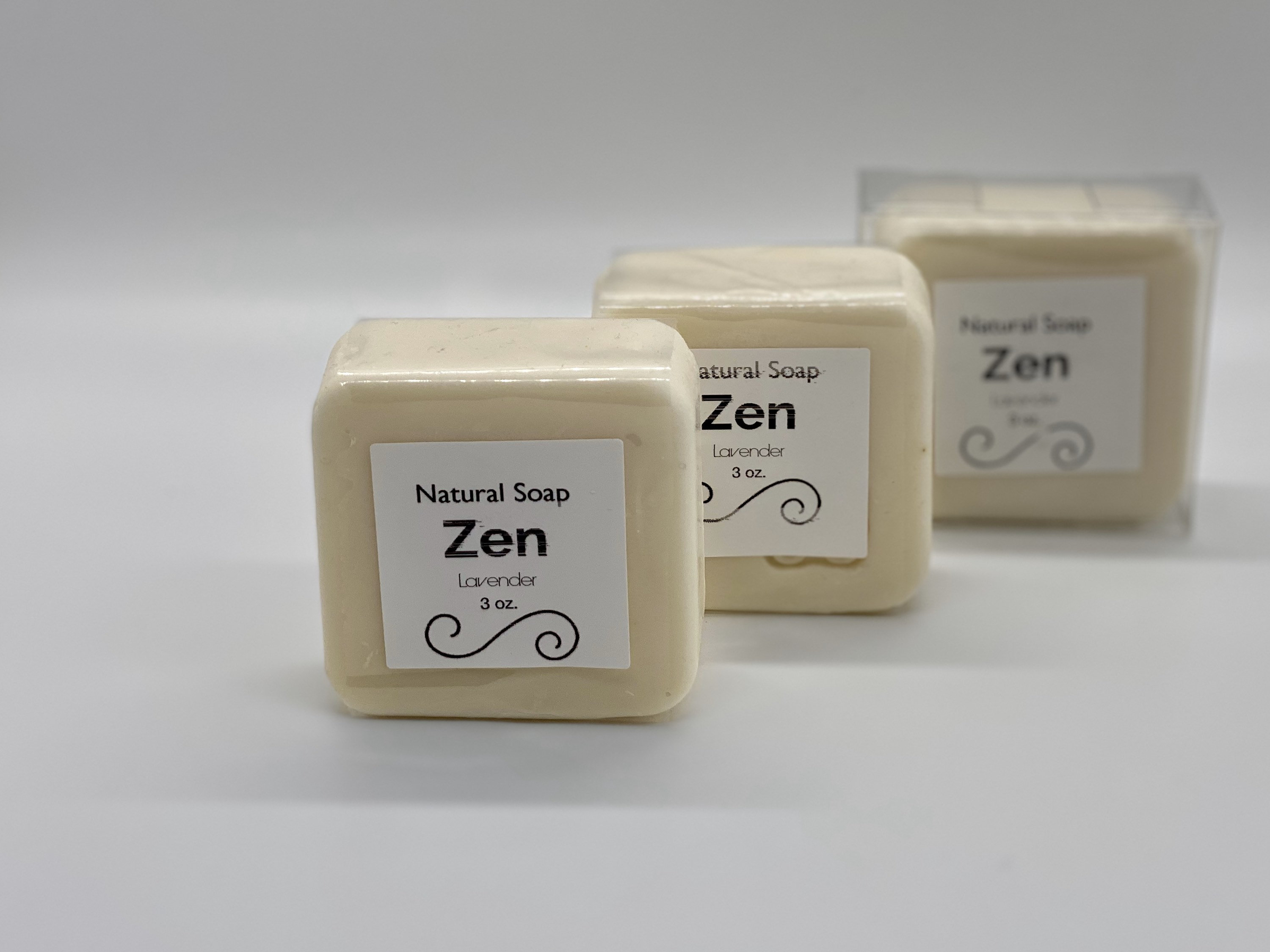 Zen Soap Lavender Essential Oil Soap White soap | Etsy