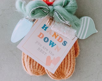 Hands Down Tag - Etsy