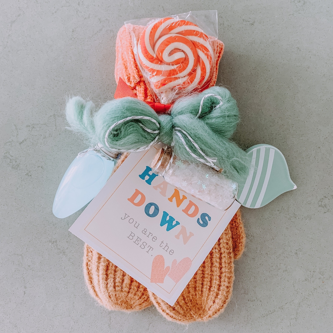 HANDS DOWN - Gift Tag, Teacher Gift, Therapist Gift, Gift Card - Etsy