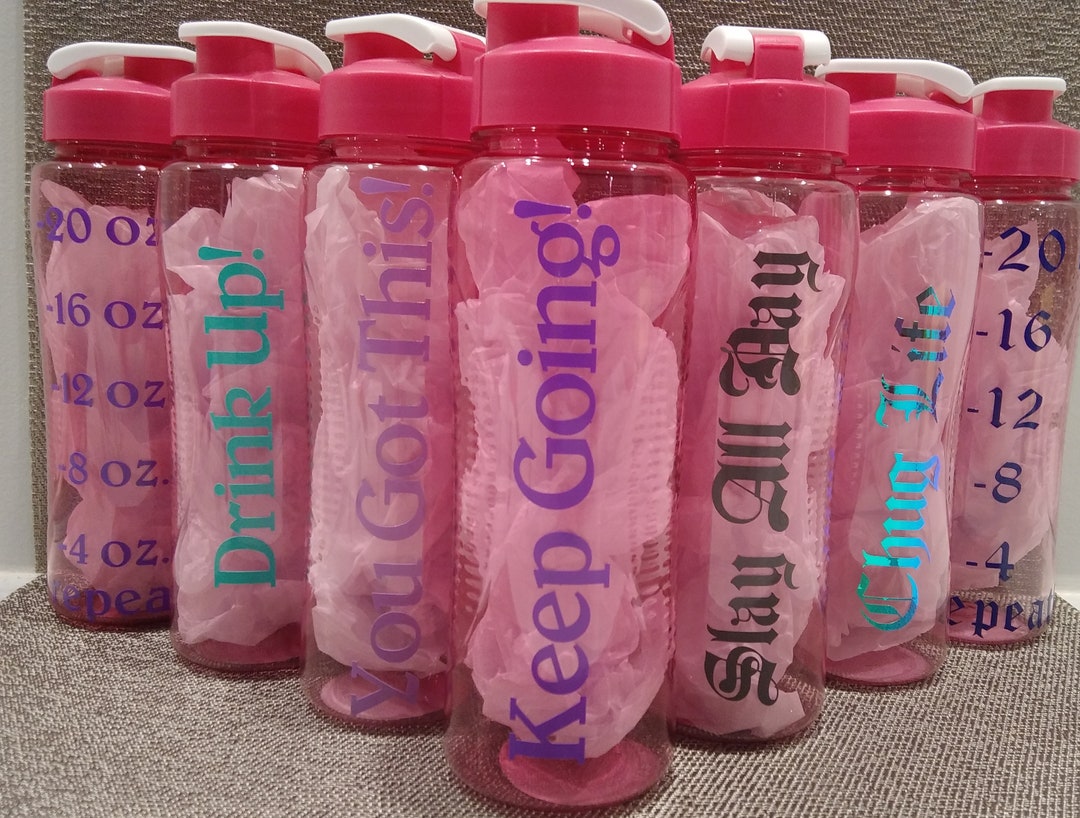 Motivational Water Bottles With Ounce Tracking - Etsy