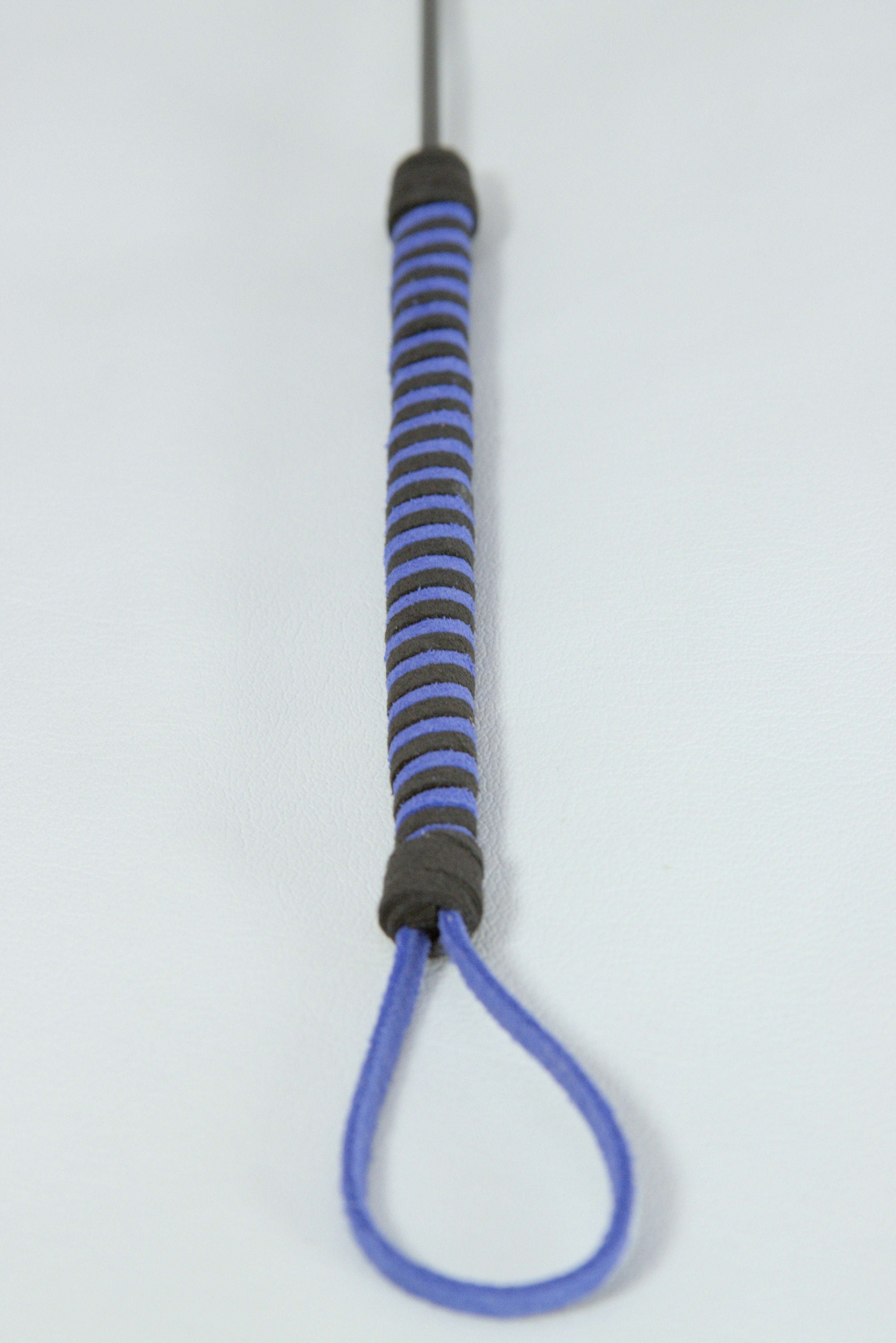 Misery Stick Suede Leather Blue and Black - Etsy